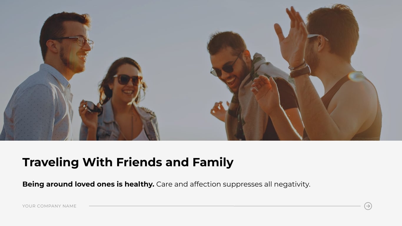 Sleek Travel Guide Presentation Template | Visme