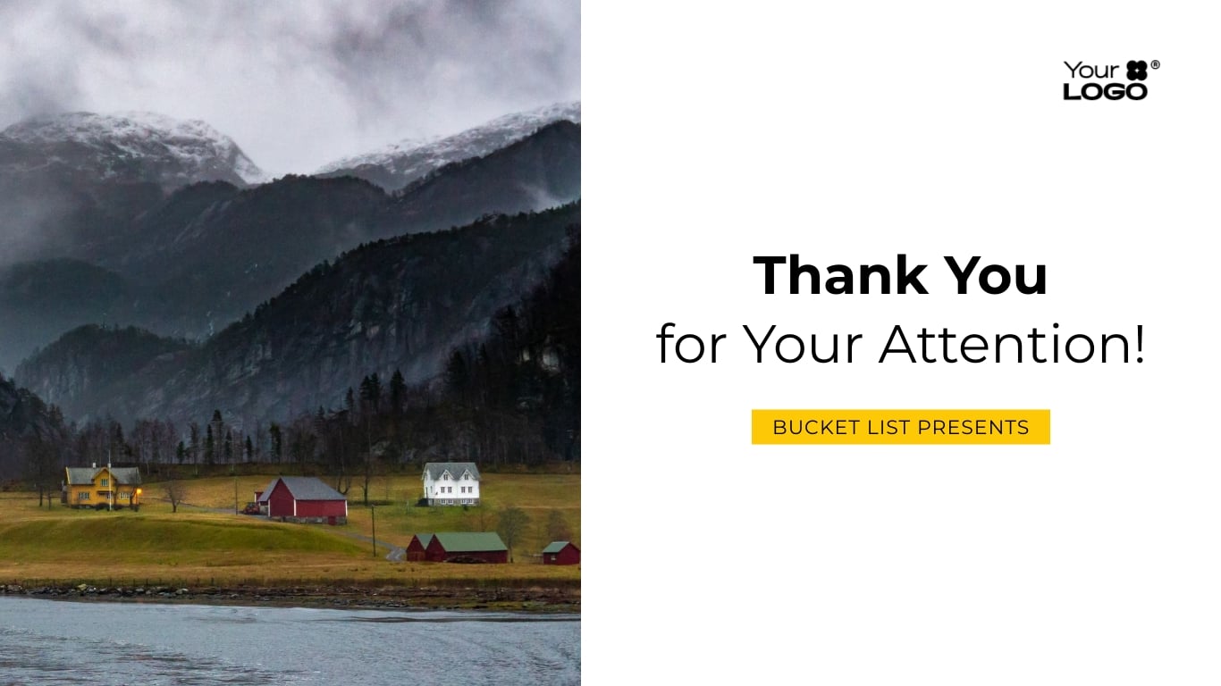 Sleek Travel Recommendation Presentation Template | Visme