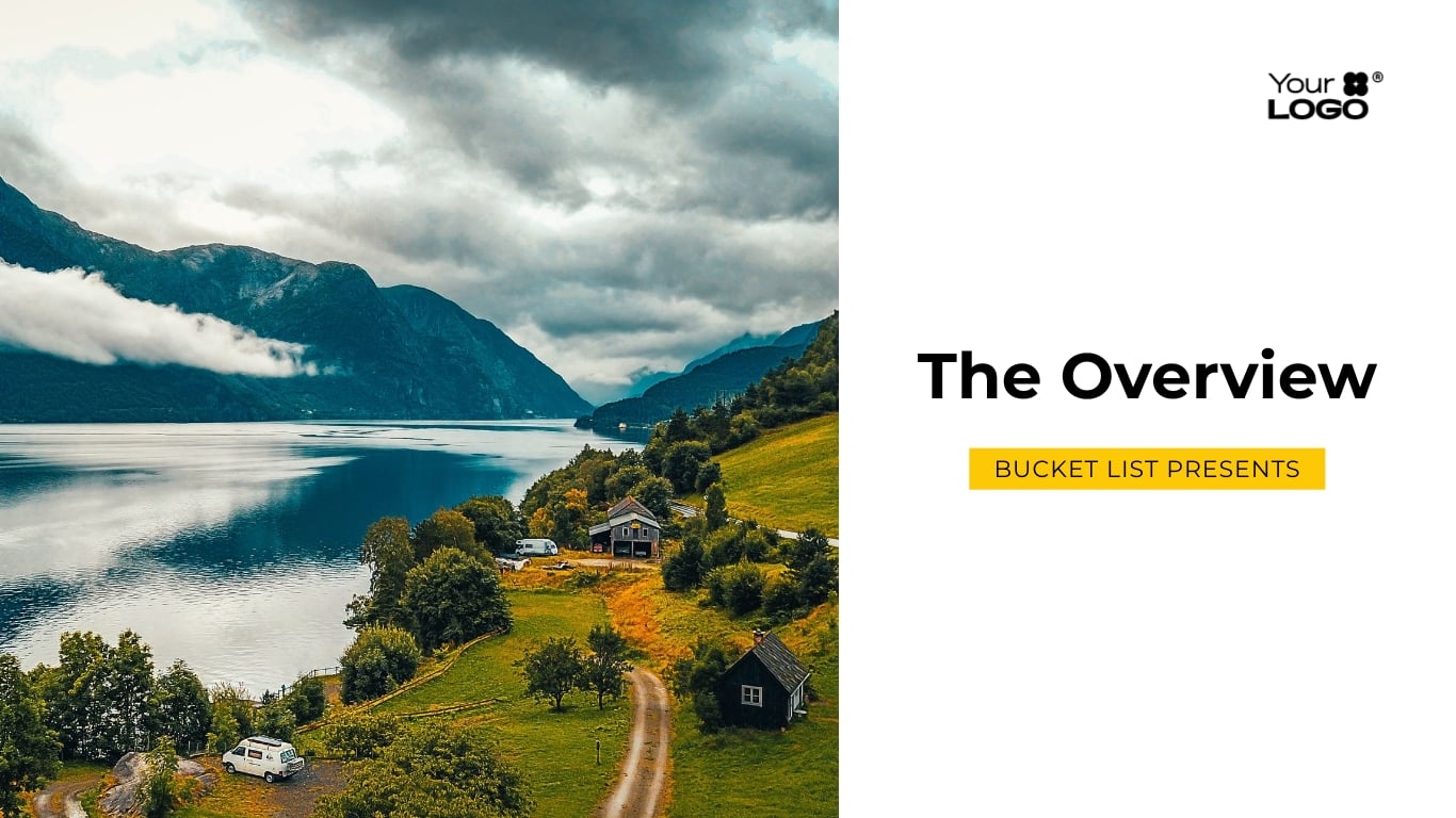 Sleek Travel Recommendation Presentation Template | Visme