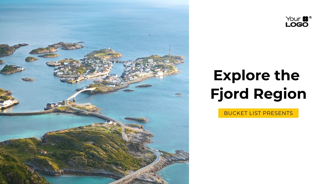 Sleek Travel Recommendation Presentation Template | Visme