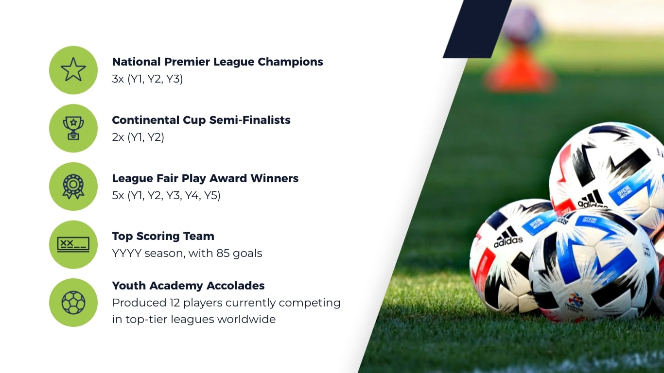 Soccer Club Sponsorship Presentation Template | Visme