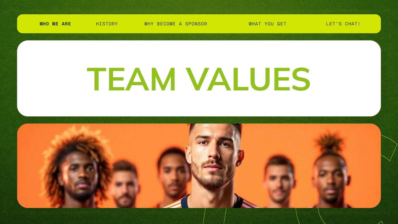Soccer Sponsorship Presentation Template | Visme