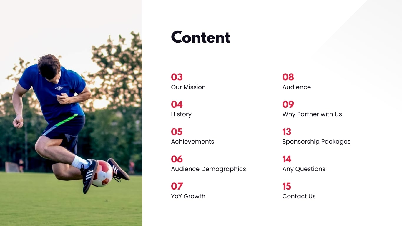 Soccer Sponsorship Proposal Presentation Template | Visme