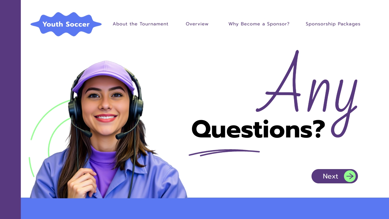 Soccer Tournament Sponsorship Proposal Presentation Template | Visme