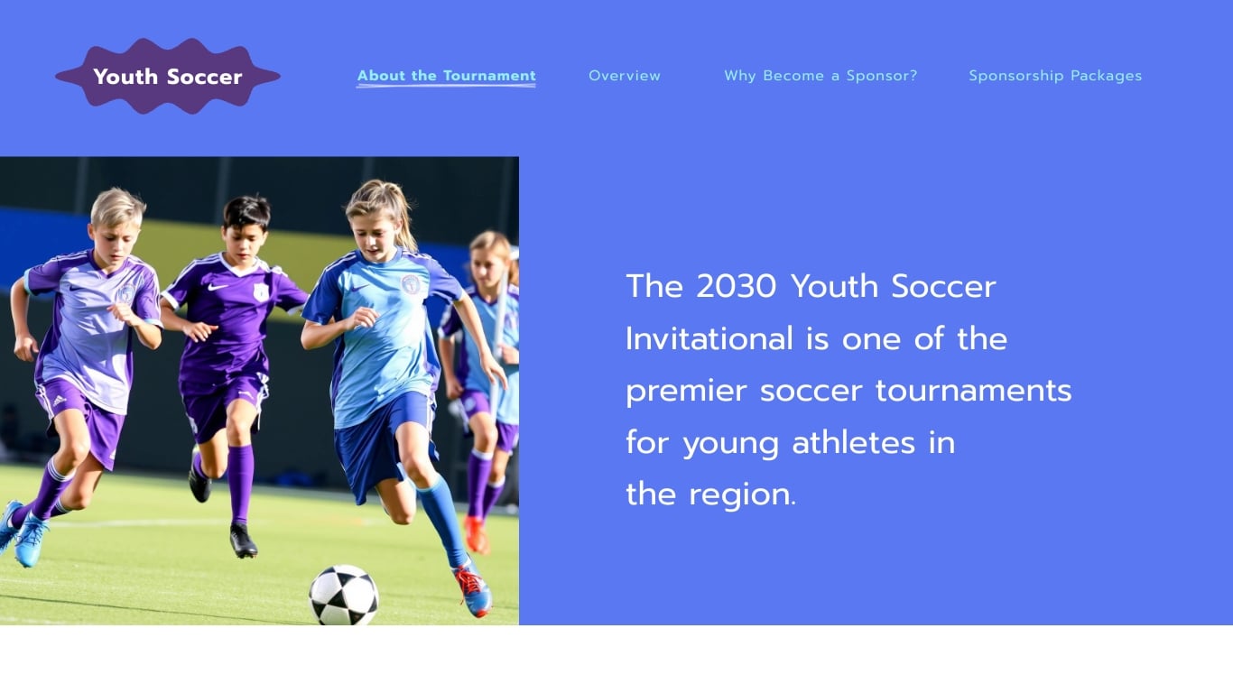 Soccer Tournament Sponsorship Proposal Presentation Template | Visme