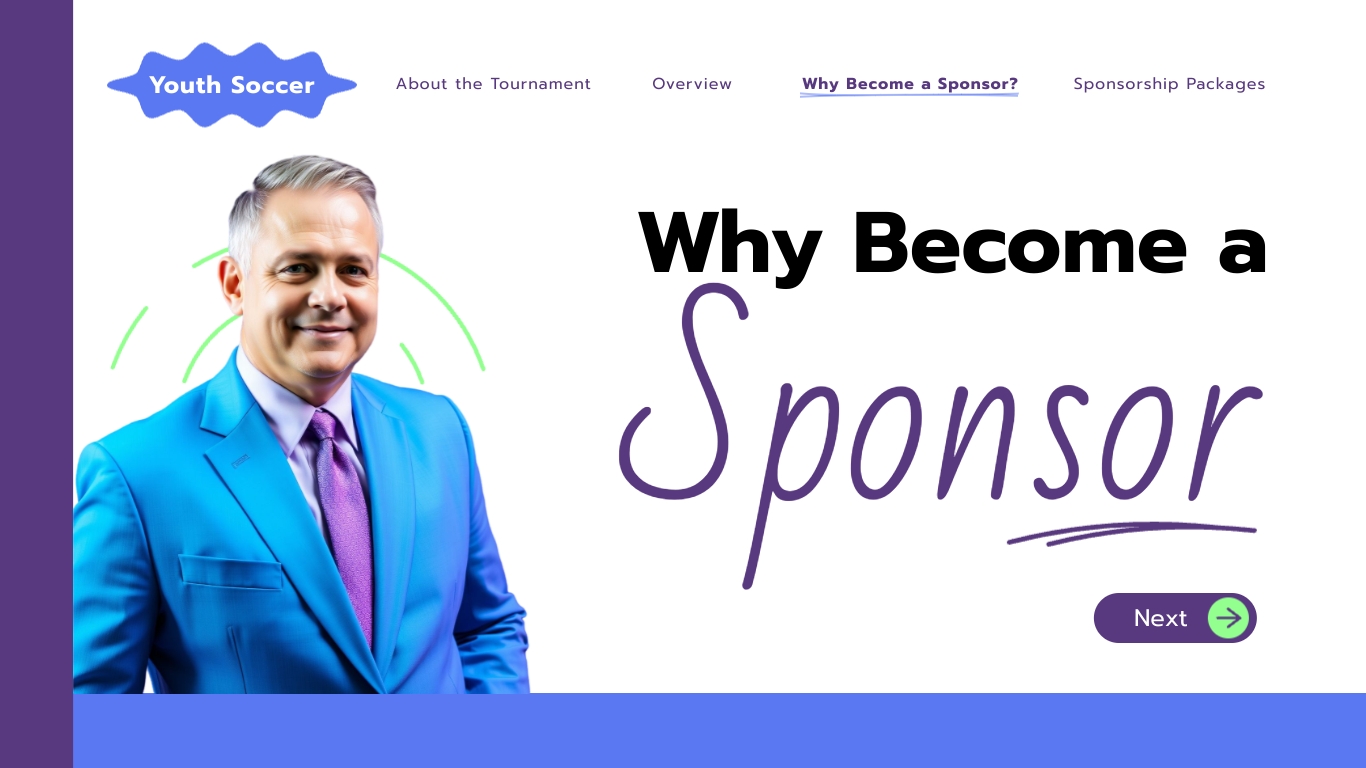 Soccer Tournament Sponsorship Proposal Presentation Template | Visme