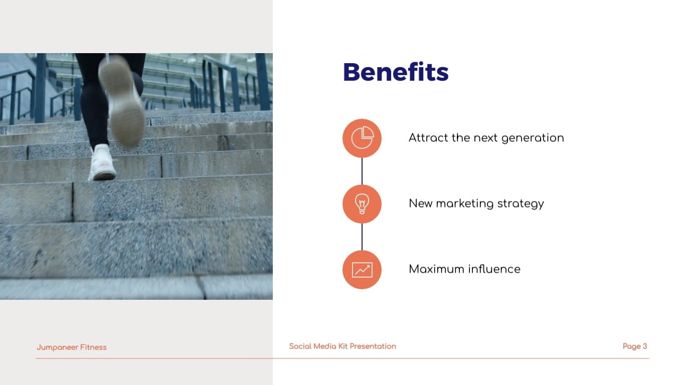 Sports Brand Social Media Kit Presentation Template | Visme