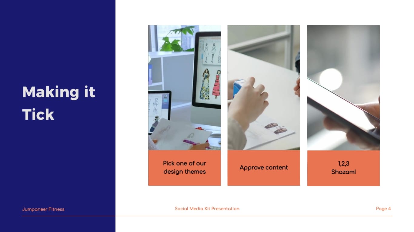 Sports Brand Social Media Kit Presentation Template | Visme