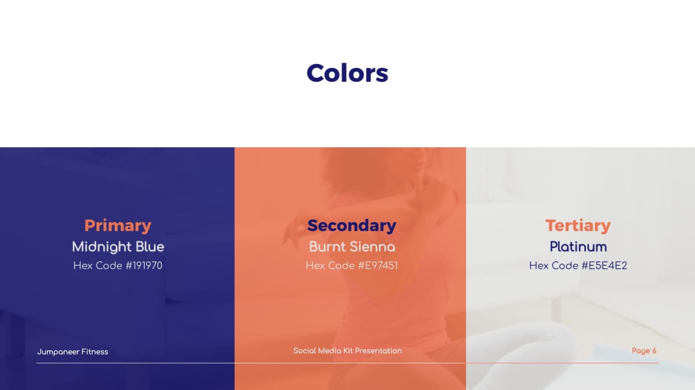 Sports Brand Social Media Kit Presentation Template | Visme