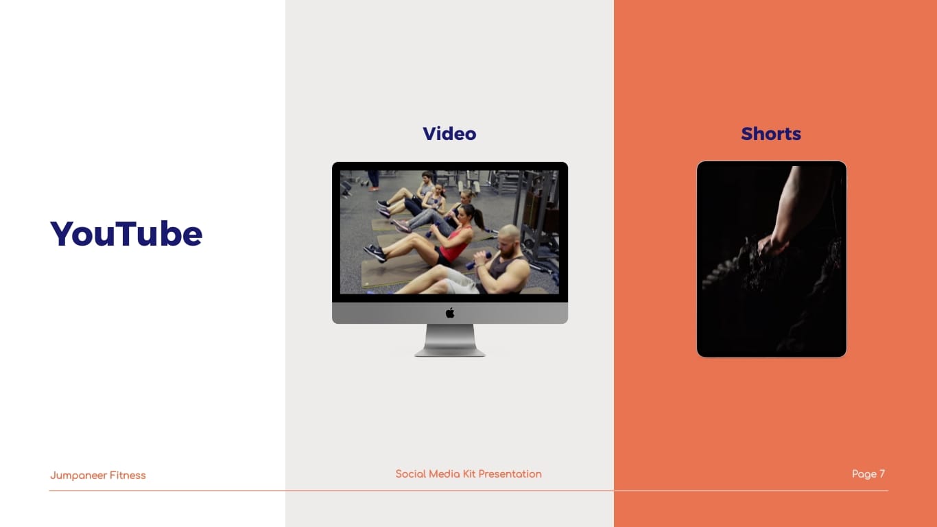 Sports Brand Social Media Kit Presentation Template | Visme