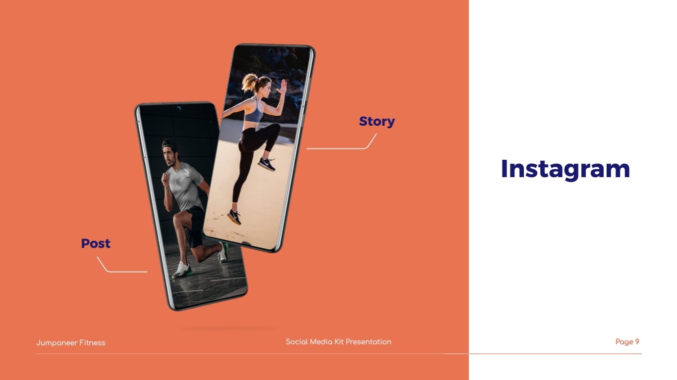 Sports Brand Social Media Kit Presentation Template | Visme