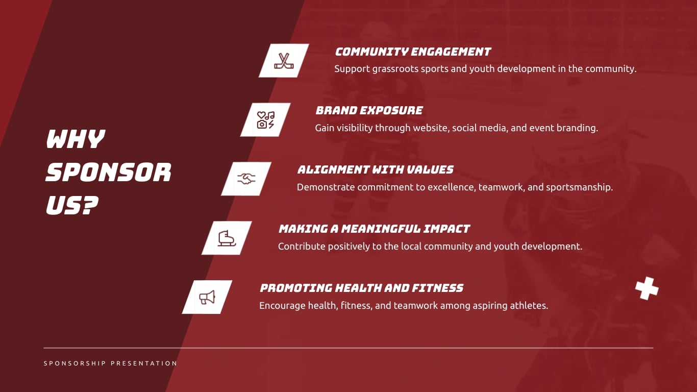 Sports Club Sponsorship Presentations Template | Visme