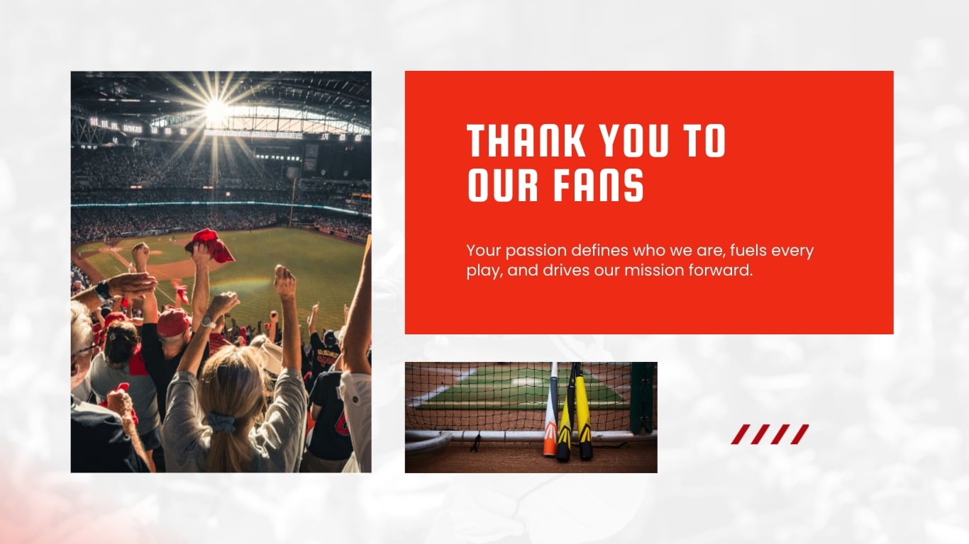Sports Partner Thank You Presentation Template | Visme