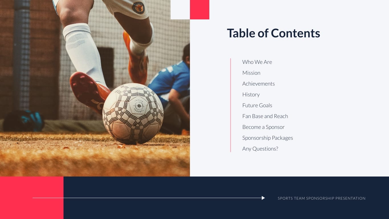Sports Team Sponsorship Presentation Template | Visme