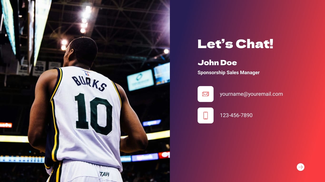 Sports Team Sponsorship Proposal Presentation Template | Visme