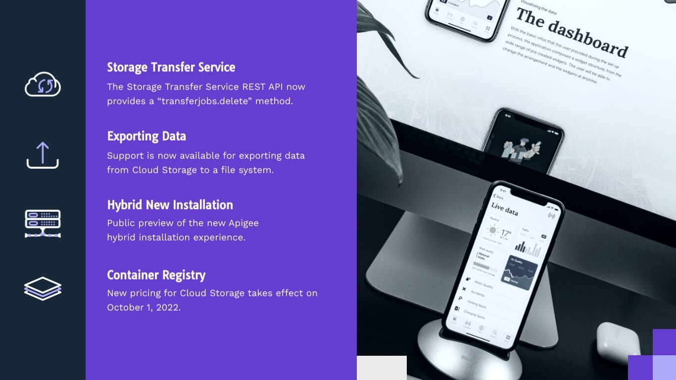 Storage Service Release Notes Presentation Template | Visme