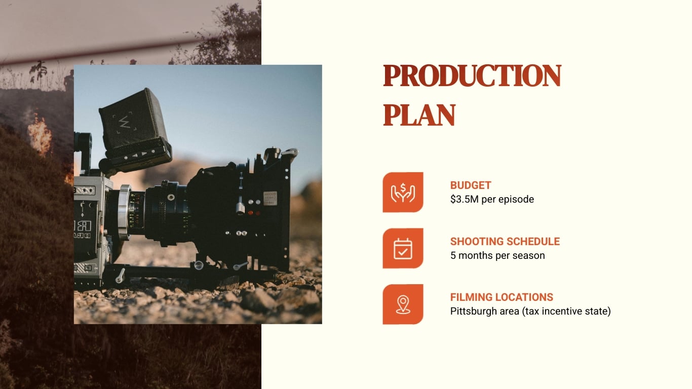 TV Show Pitch Deck Template | Visme