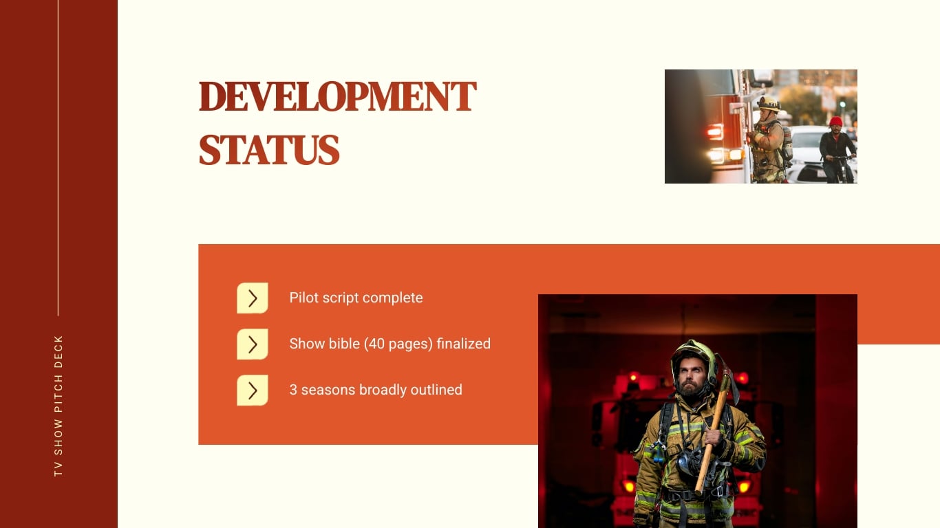 TV Show Pitch Deck Template | Visme