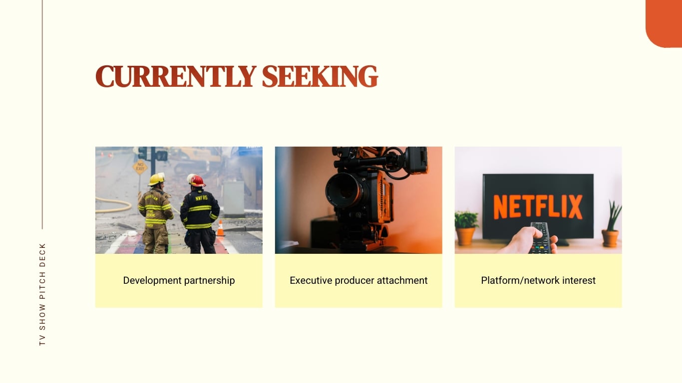 TV Show Pitch Deck Template | Visme