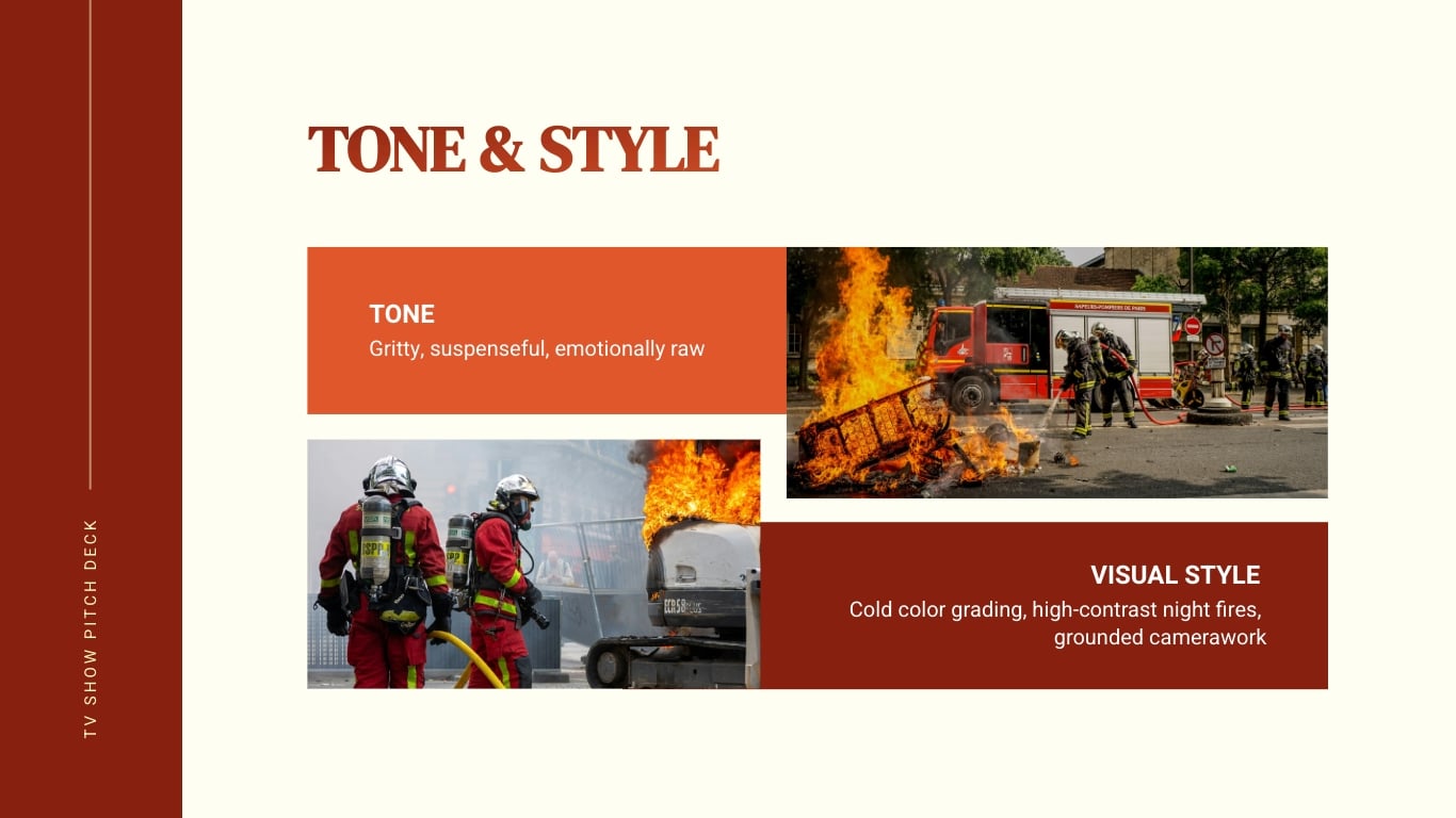 TV Show Pitch Deck Template | Visme