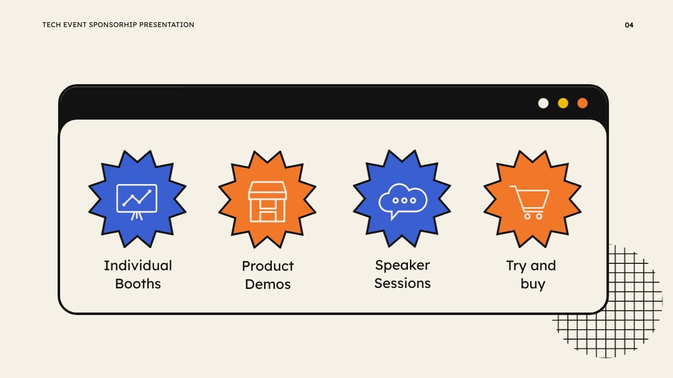 Tech Event Sponsorship Presentation Template | Visme