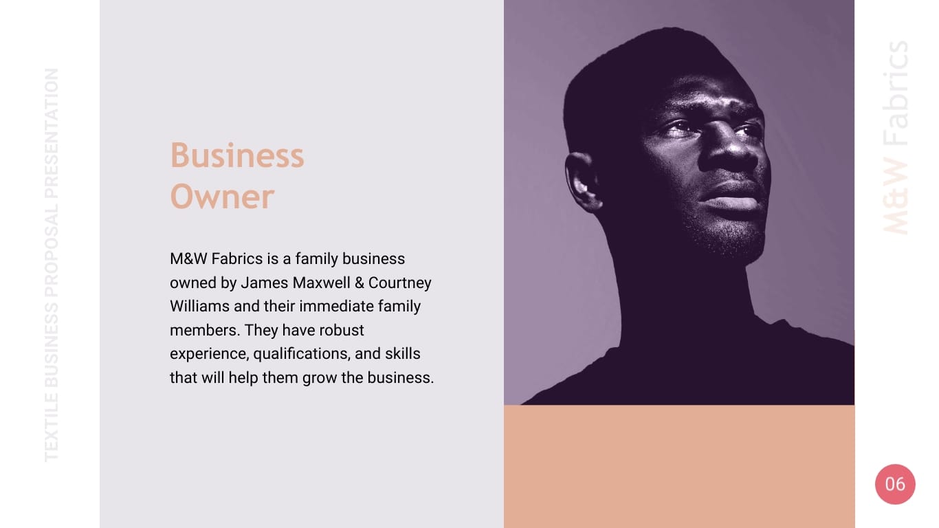 Textile Business Proposal Presentation Template | Visme
