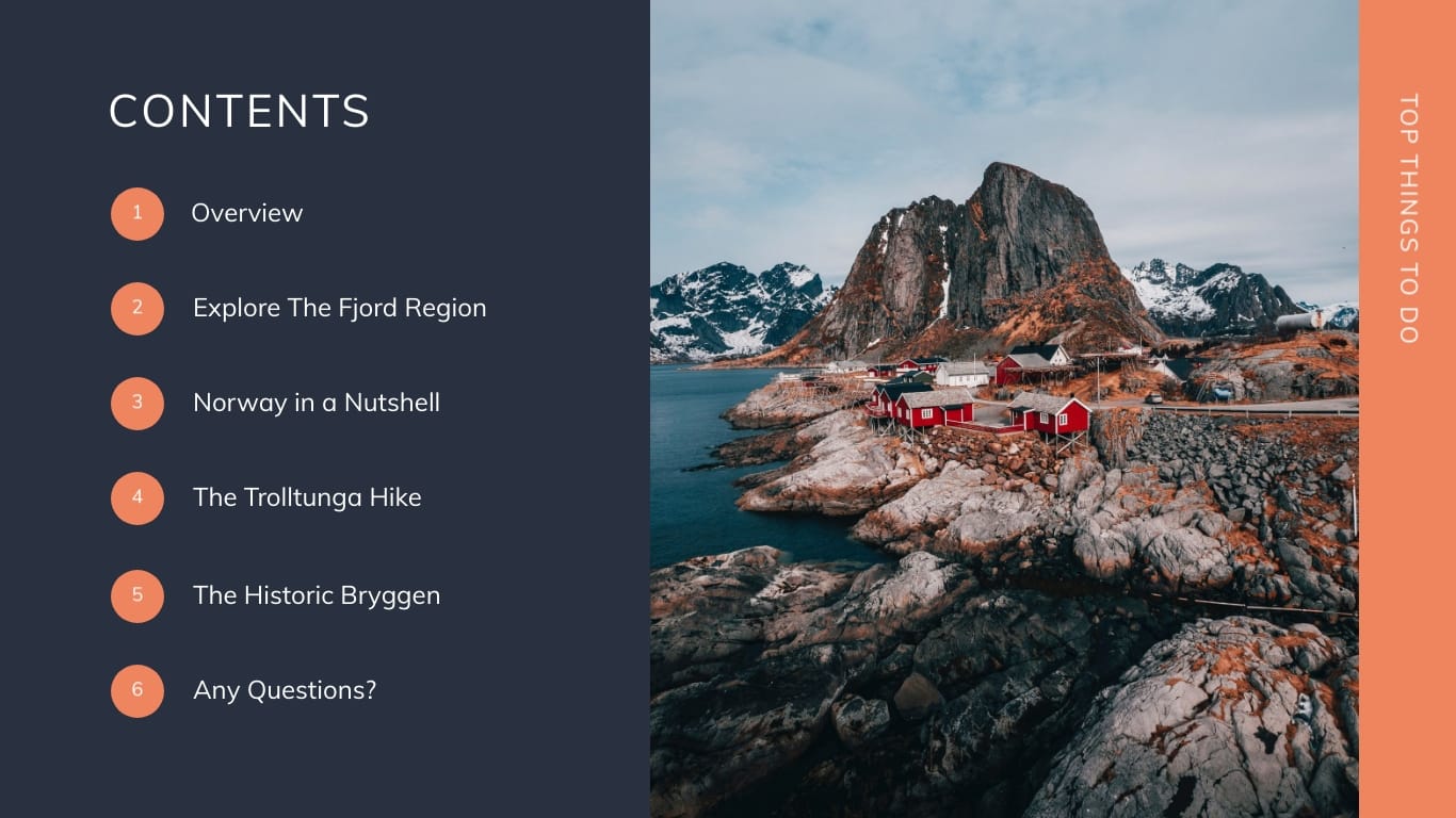 Travel Recommendation Presentation Template | Visme