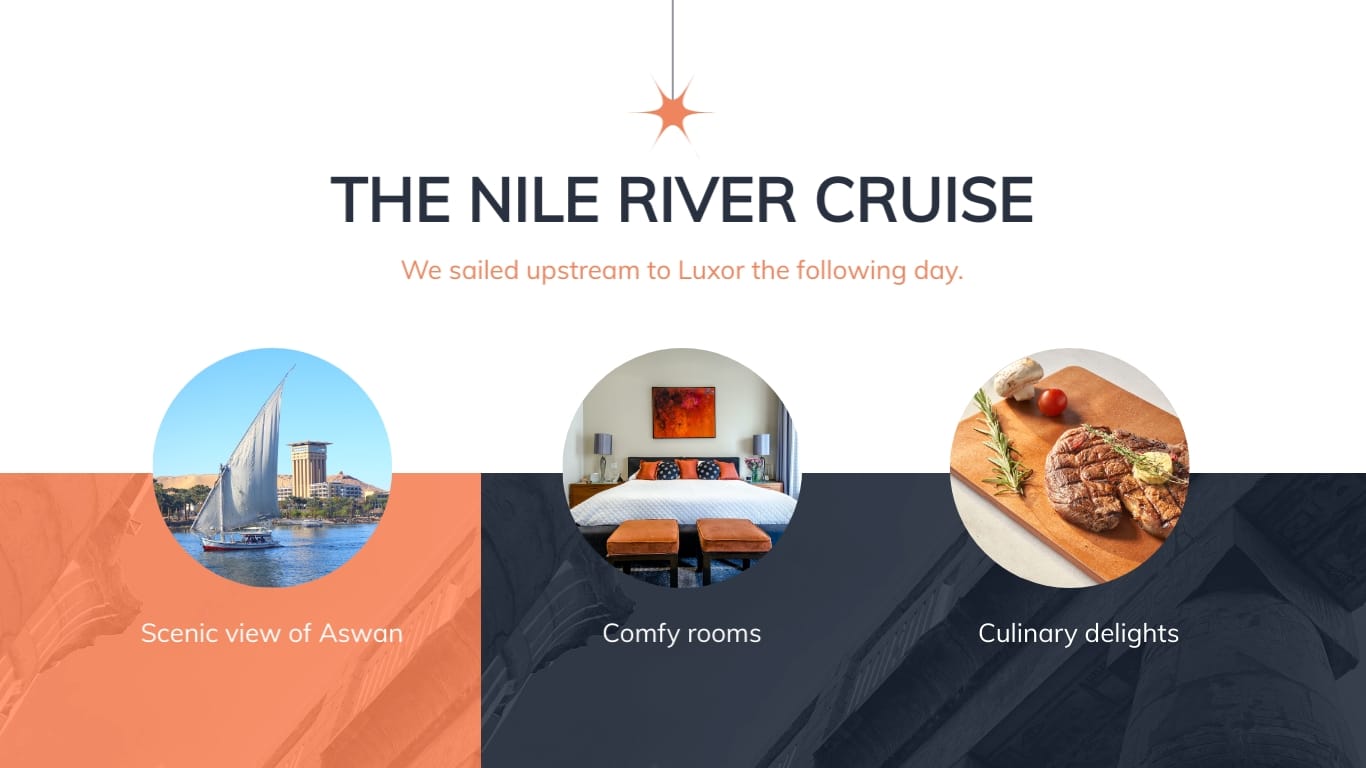 Travelogue Presentation Template | Visme