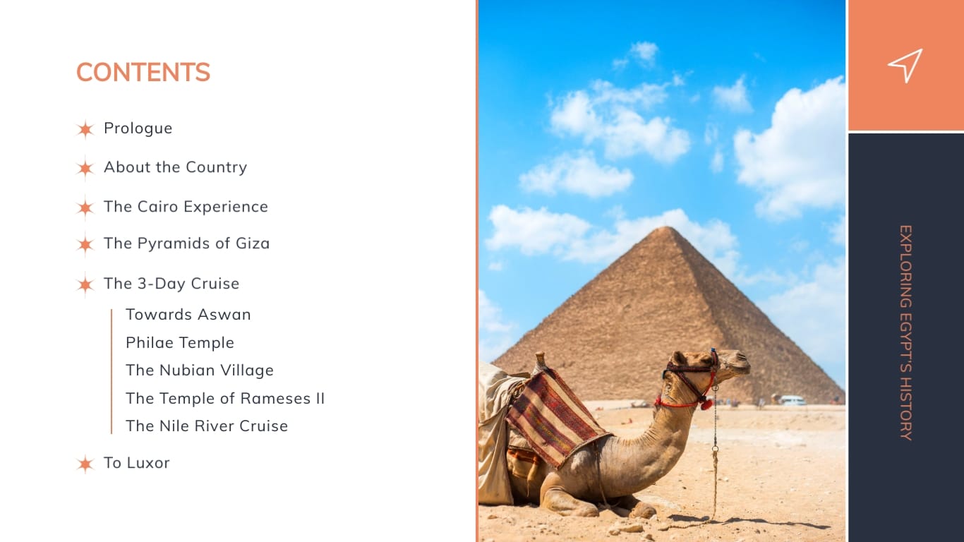 Travelogue Presentation Template | Visme