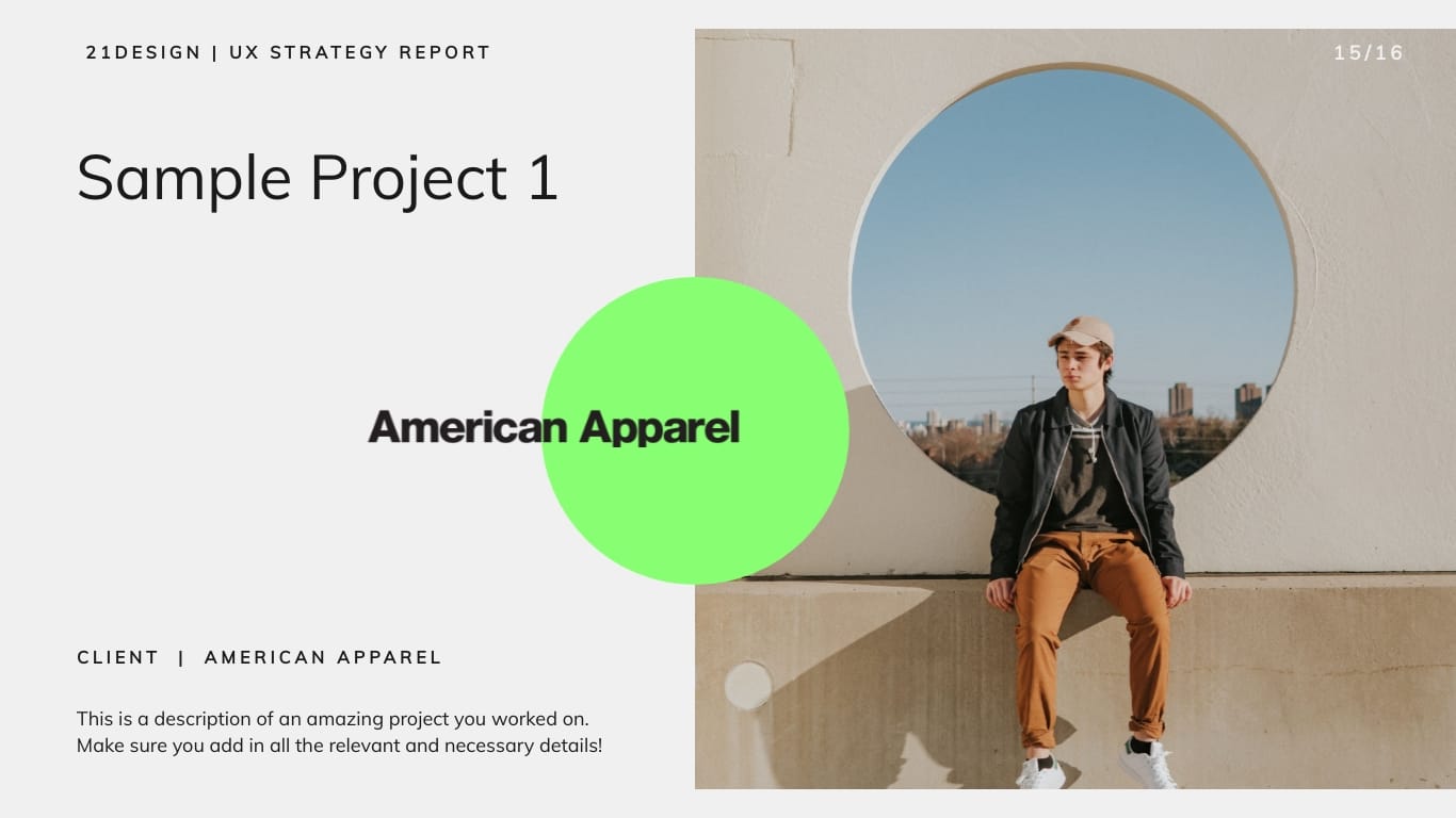 UX Presentation Template | Visme