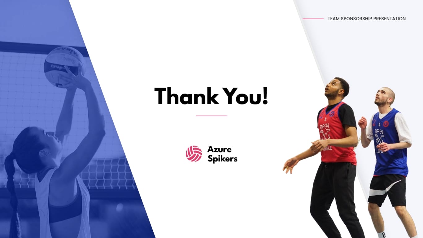 Volleyball Team Sponsorship Presentation Template | Visme