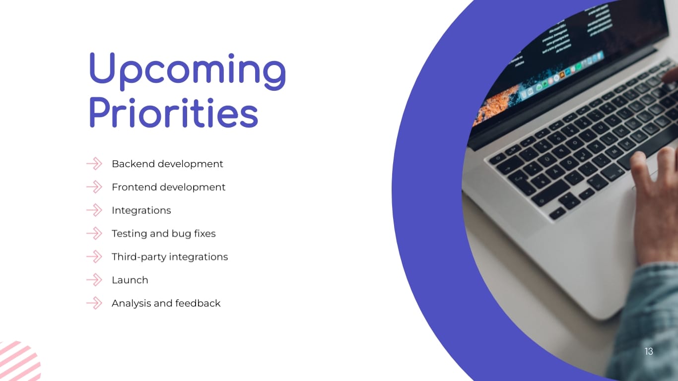 Website Project Status Presentation Template | Visme