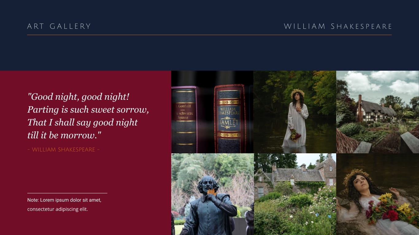 Who is William Shakespeare Presentation Template | Visme