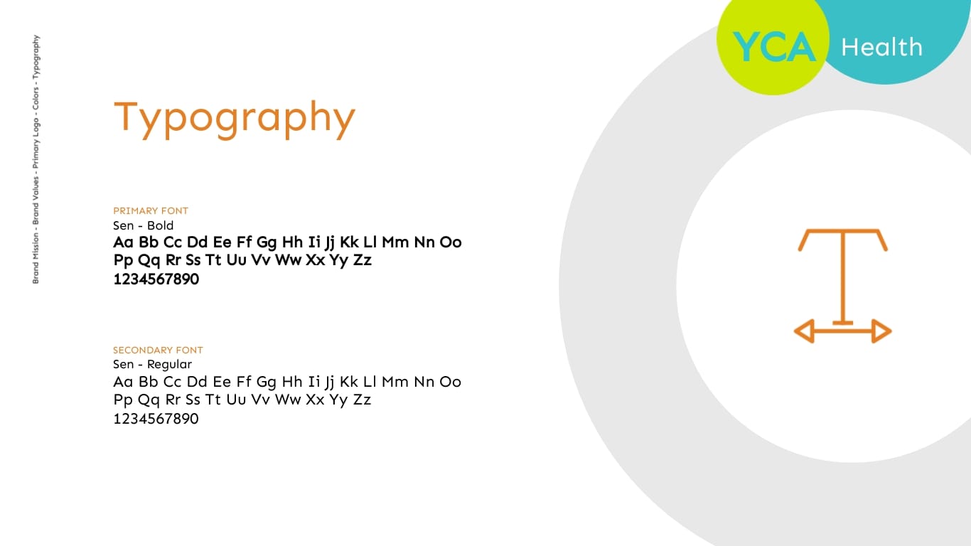 YCA Healthcare Brand Guidelines Presentation Template | Visme