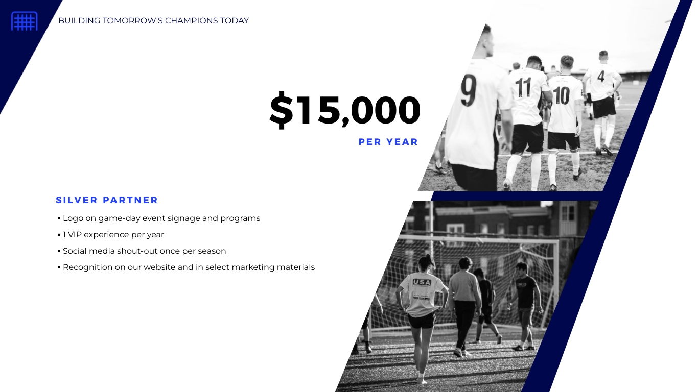 Youth Soccer Sponsorship Packages Presentation Template | Visme