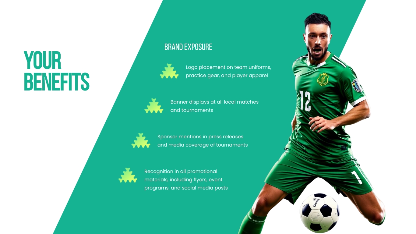 Youth Sports Team Sponsorship Presentation Template | Visme