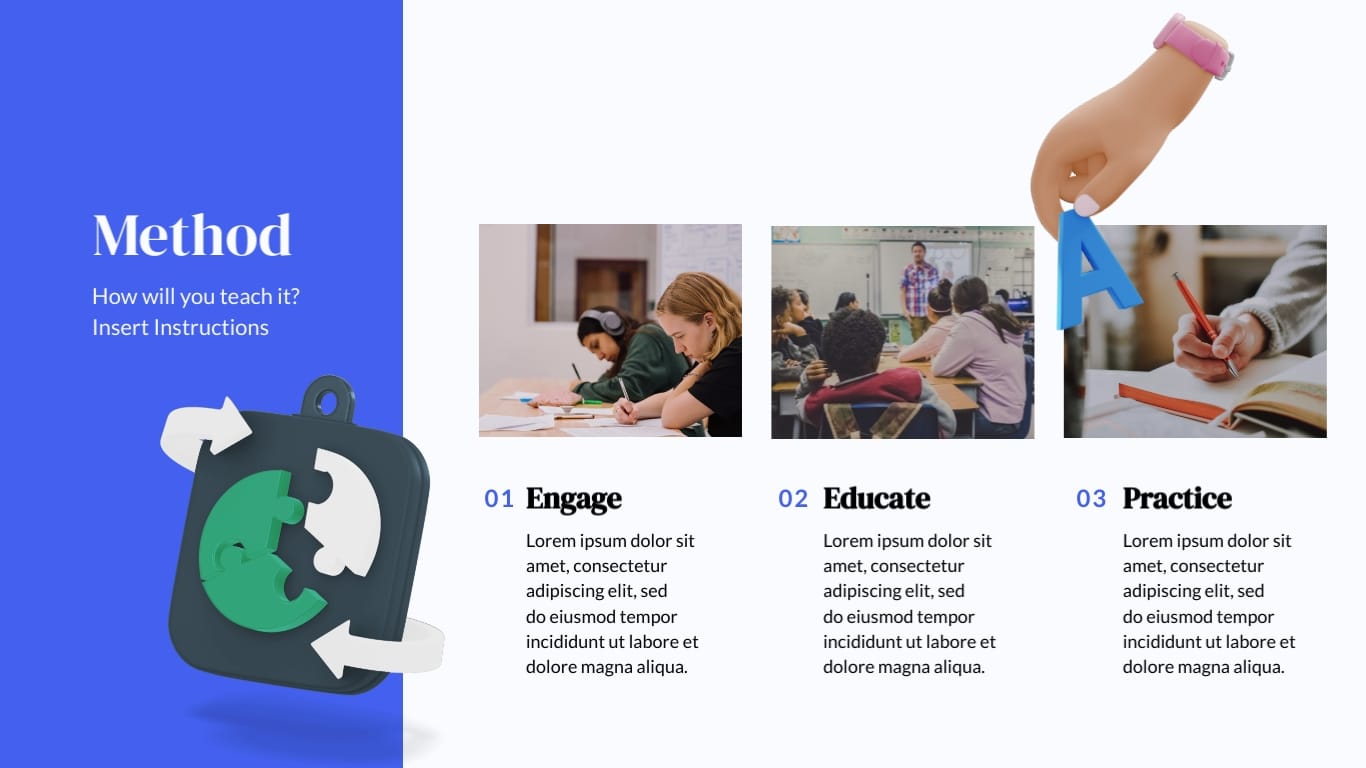 Lesson Plan Presentation Template | Visme